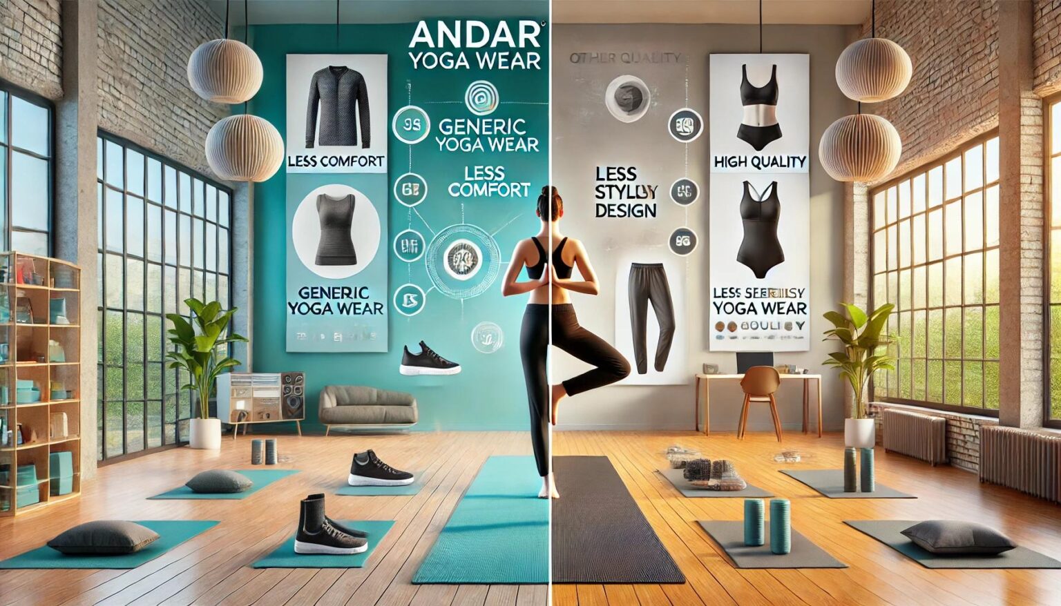 Andar(アンダール) ヨガウェアの口コミから見るメリット・デメリットを完全比較！